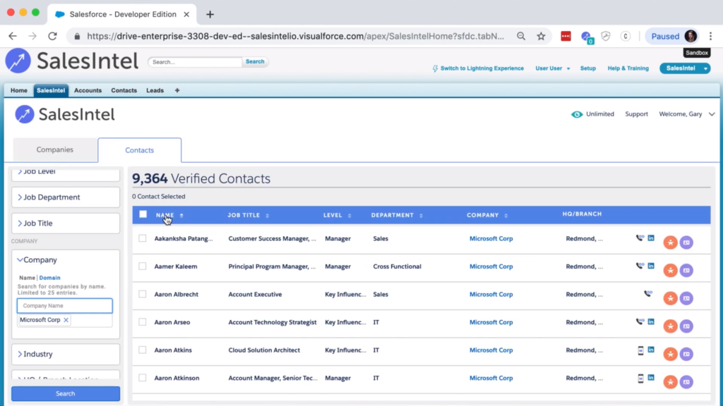 How To Enrich Your Salesforce Database Salesintel