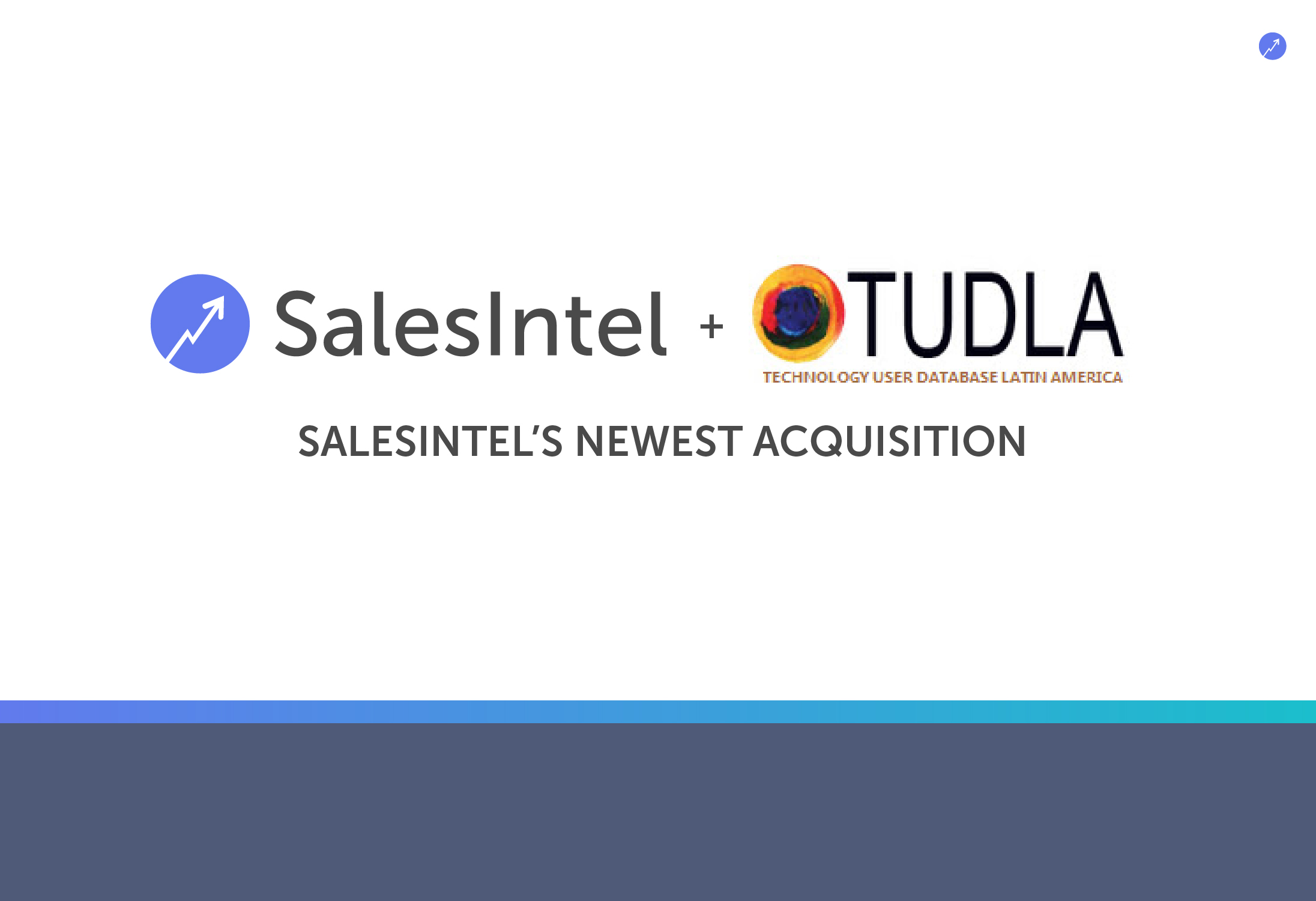SalesIntel Inc. Announces Acquisition of TUDLA - SalesIntel