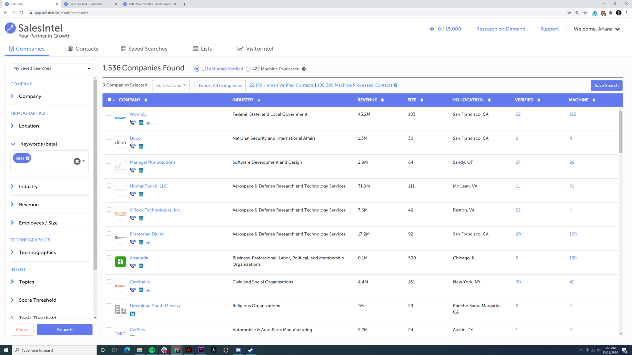How to Build A Highly Targeted Sales Prospect List - SalesIntel