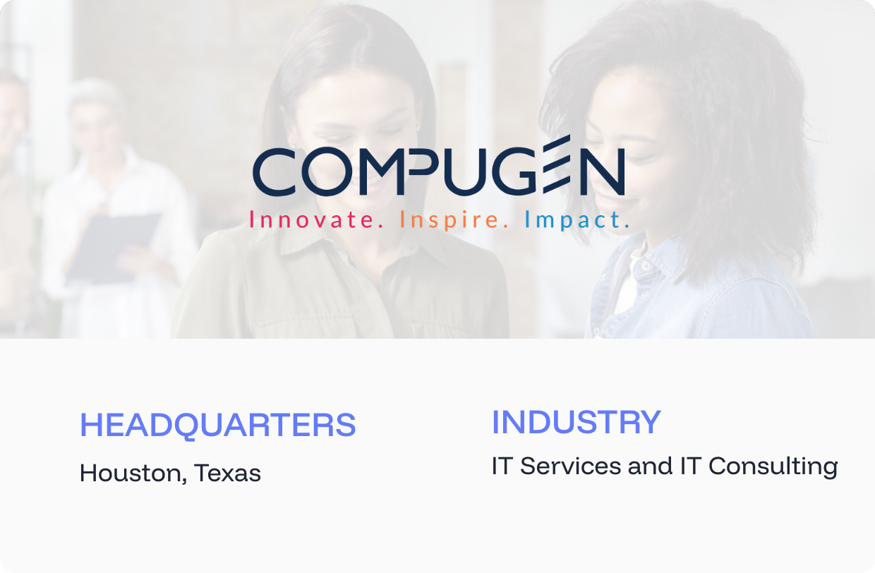 Compugen: 34% More Leads, 68% Less Time with SalesIntel